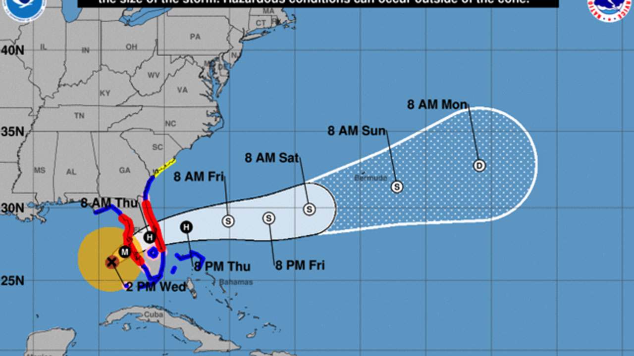 Maps Show Track Of Hurricane Milton As It Makes Landfall In Florida