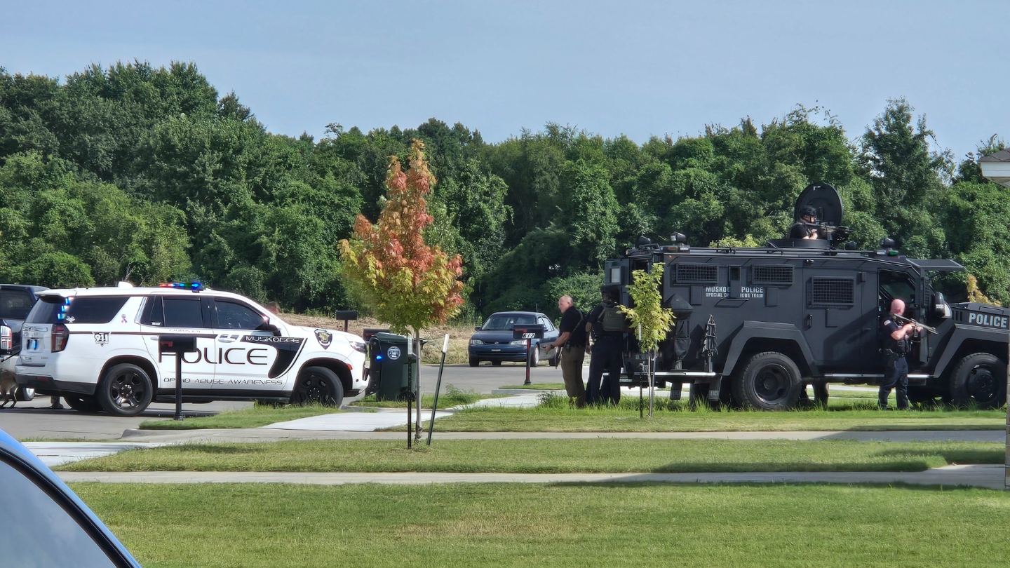 Muskogee Police hold press conference detailing deadly officer-involved ...