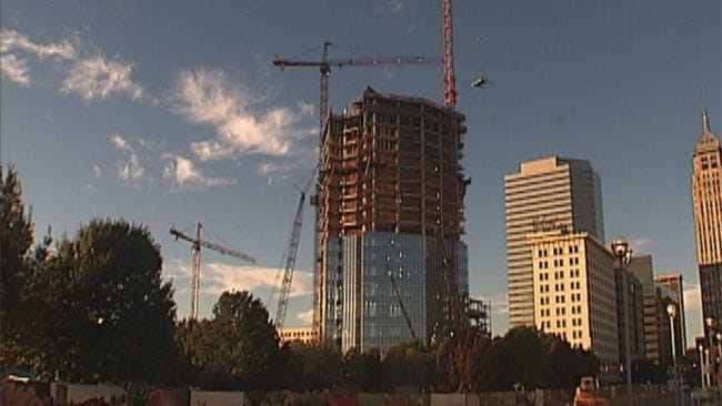 Construction Right On Schedule For New Devon Energy Skyscraper