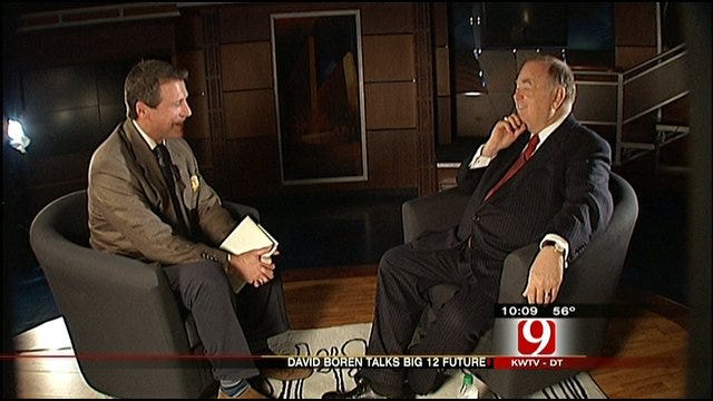 News 9's Dean Blevins Goes One-On-One With OU President David Boren