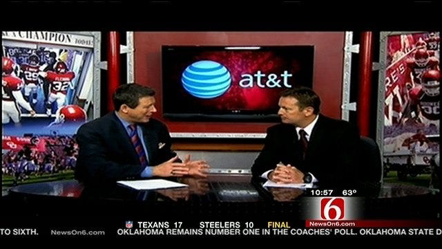 Dean Blevins And Bob Stoops 1-on-1