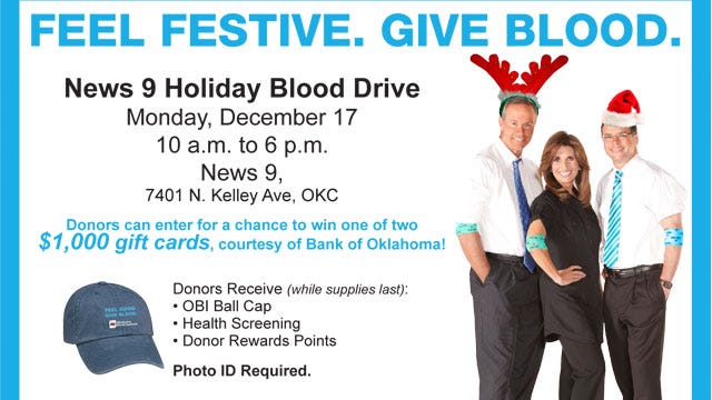 News 9 Holiday Blood Drive