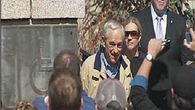 Presidential Candidate Ron Paul Draws Supporters To Capitol Rally