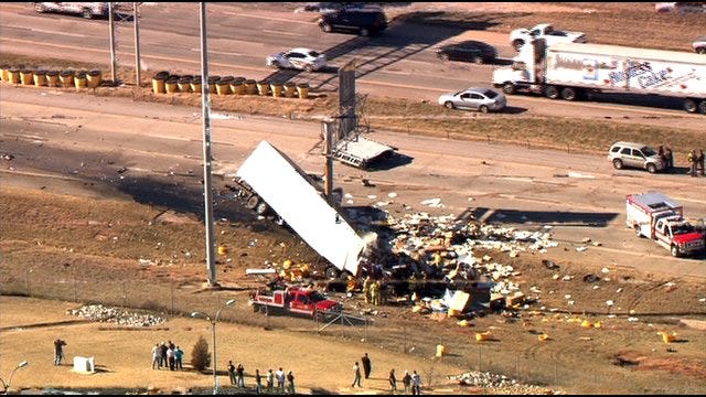 Oklahoma Semi Driver Says He 'Blacked Out' Before Deadly Crash On I-35