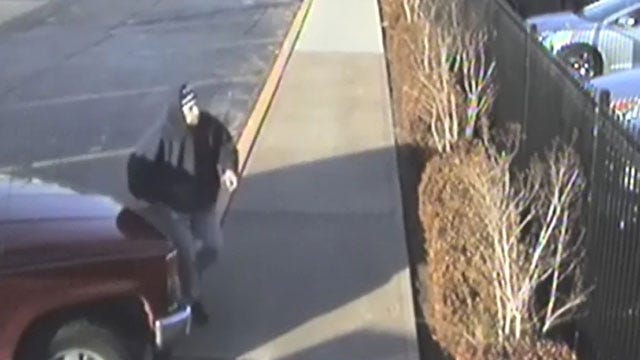 OKC Police Release Photos Of Auto Burglary Suspect OKC Police Release Photos Of Auto Burglary Suspect