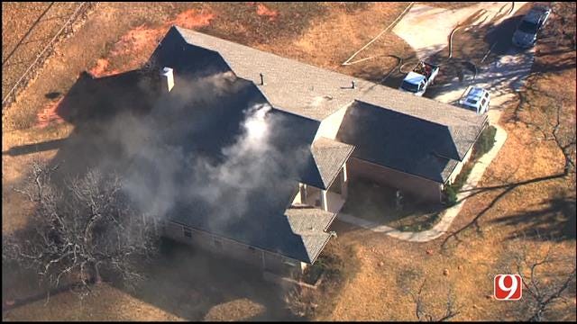 Firefighters Knock Down House Fire In NE OKC
