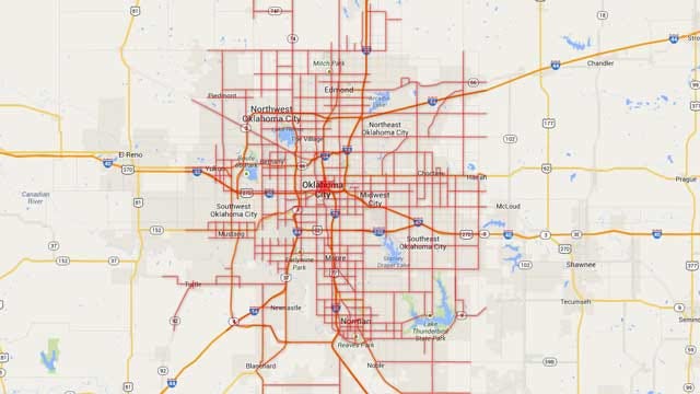 Oklahoma Snow Routes