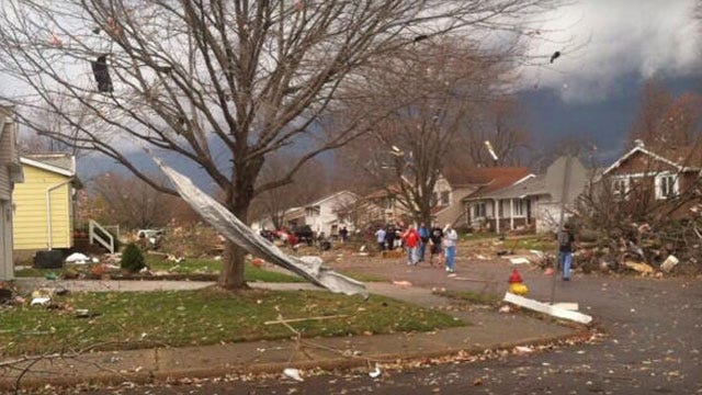 Severe Storms, Tornadoes Cause Damage In Illinois Communities Severe Storms, Tornadoes Cause Damage In Illinois Communities