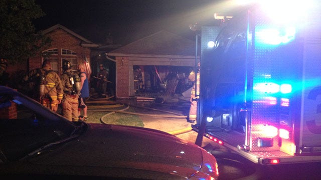 Fast Moving Fire Destroys Edmond Home