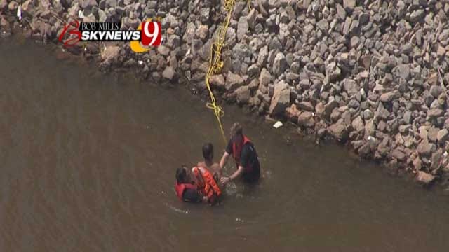 Man Rescued After Getting Into The Oklahoma River
