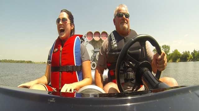 Lake El Reno Hosts 'Smoke On The Water' Drag Boat Races