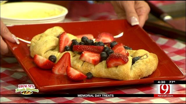 Red, White, & Blue Strudel