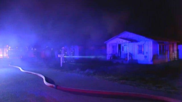 Downed Power Line, Structures Destroyed In SE OKC Fire
