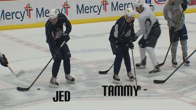 Take This Job And Love It: Tammy And Jed As OKC Barons Players