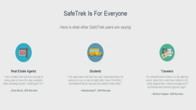 'Safe Trek' App Alerts Police When You Feel Unsafe