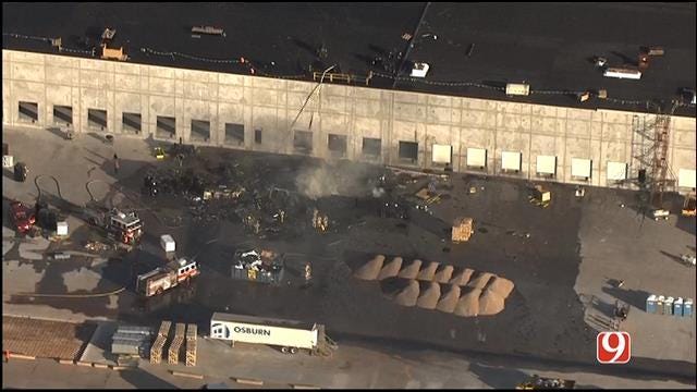 Crews Contain Large Fire Behind Hobby Lobby Building In SW OKC