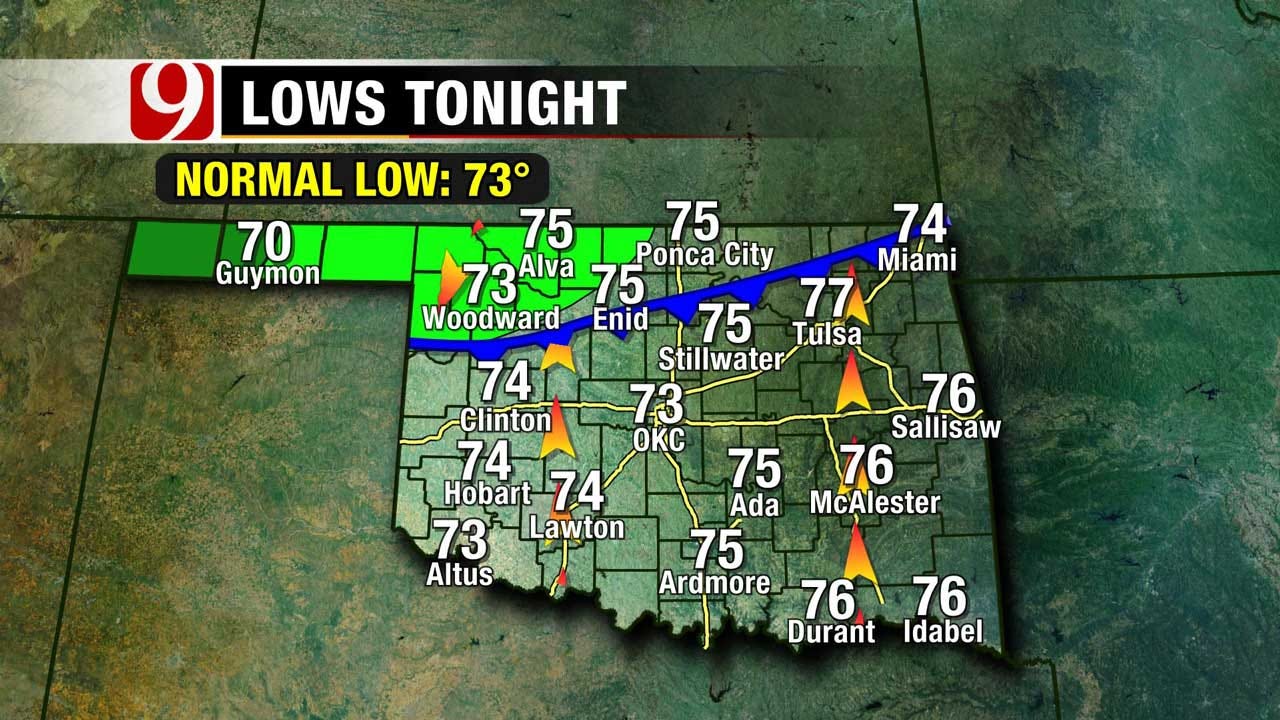 Cold Front Brings Little Relief To Summer Heat In Oklahoma