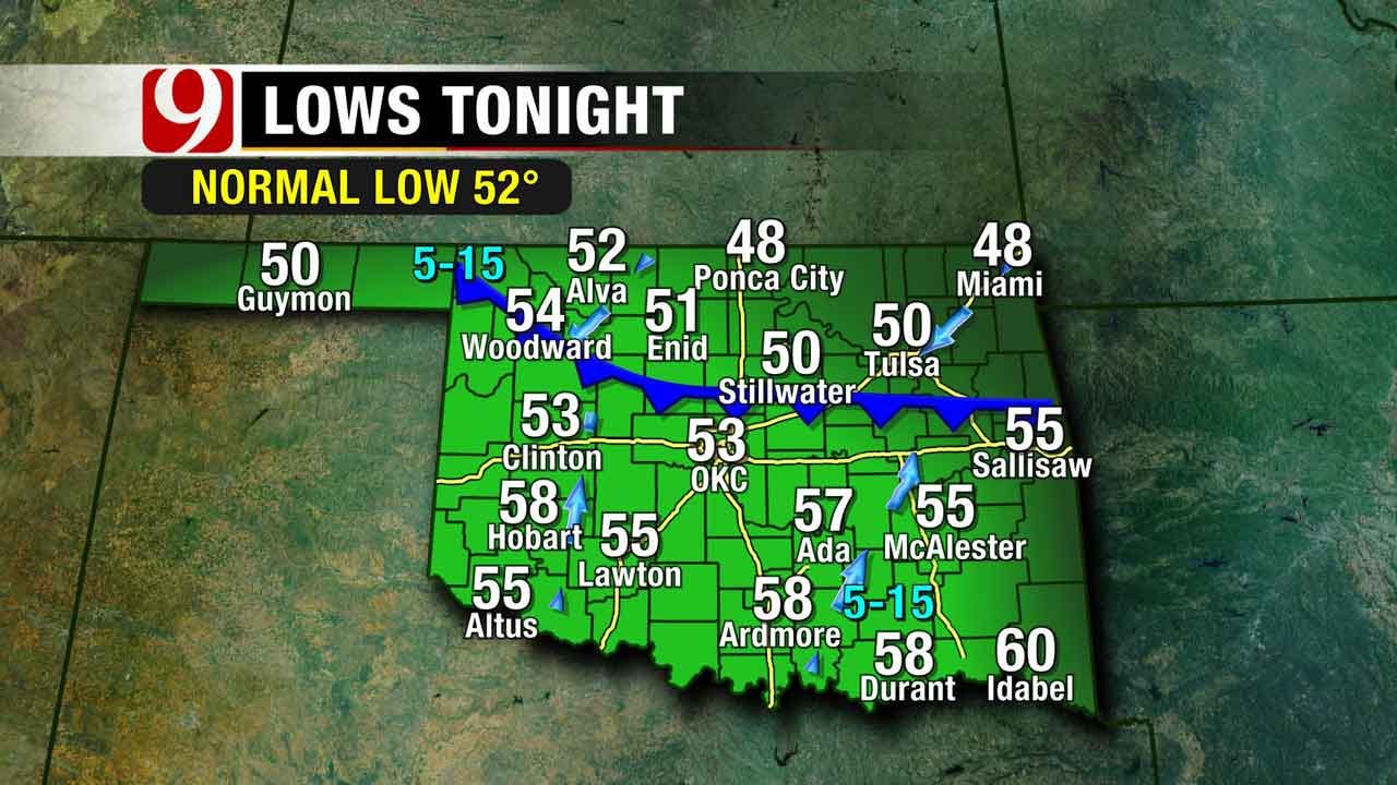 Cold Front Looming Late In The Week For Oklahoma