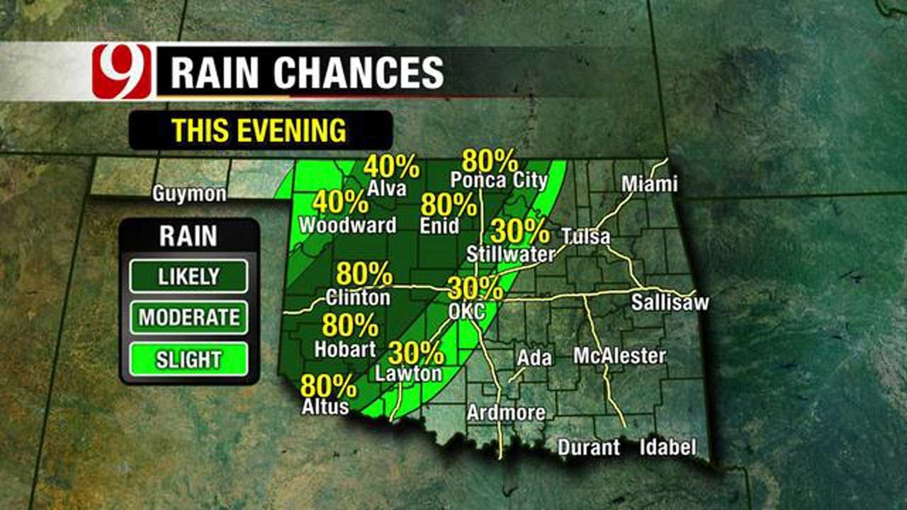 Rain Chances Possible Tuesday, Wednesday