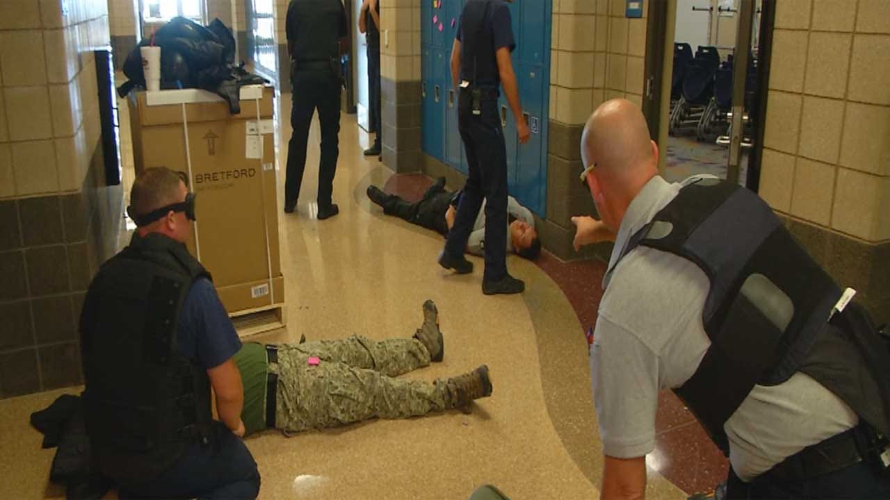 Deer Creek Firefighters, OCSO Train For Active Shooter Situations