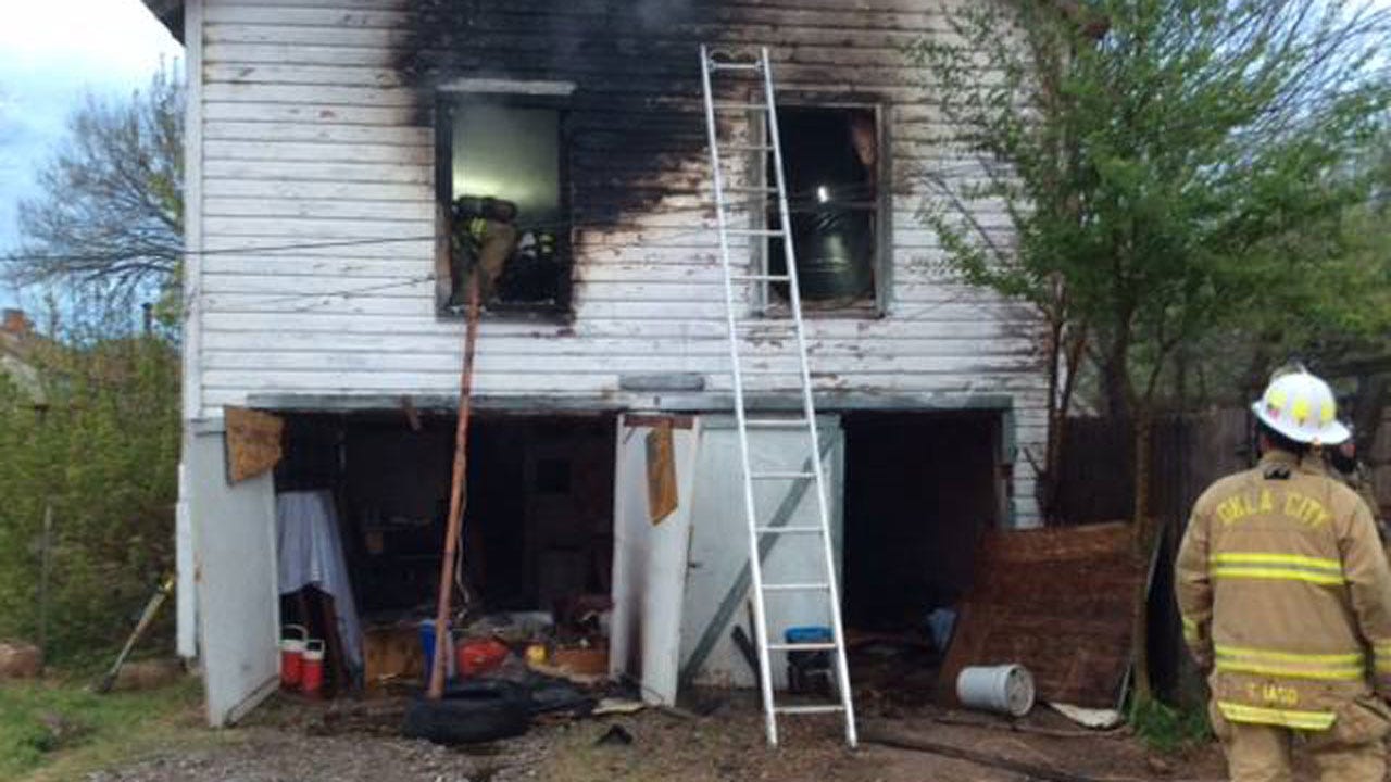 Officials Investigate Fire At Detached Garage Apartment In OKC