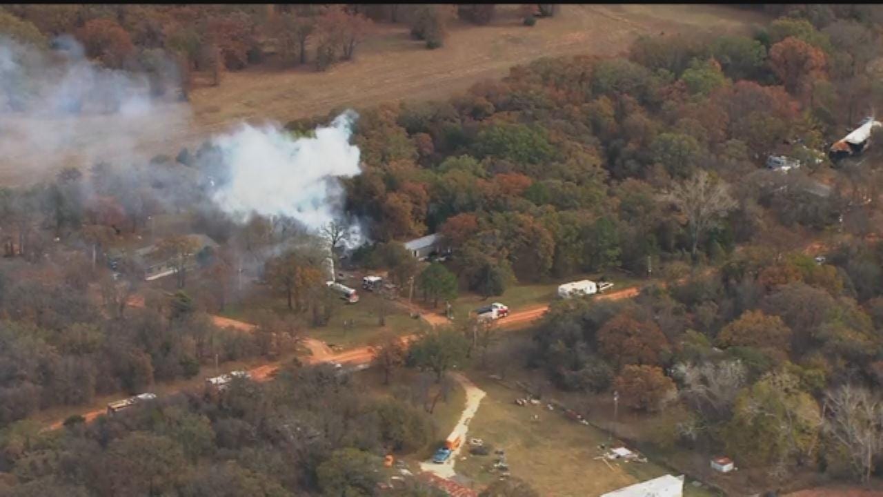 Grass Fire Destroys Home In Rural Logan County