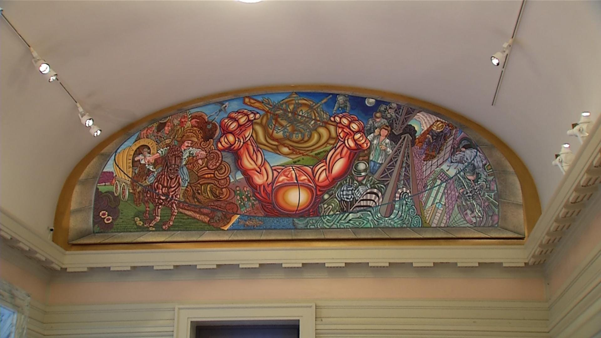 Little Known Corner Of Capitol Mural Honors OKCFD