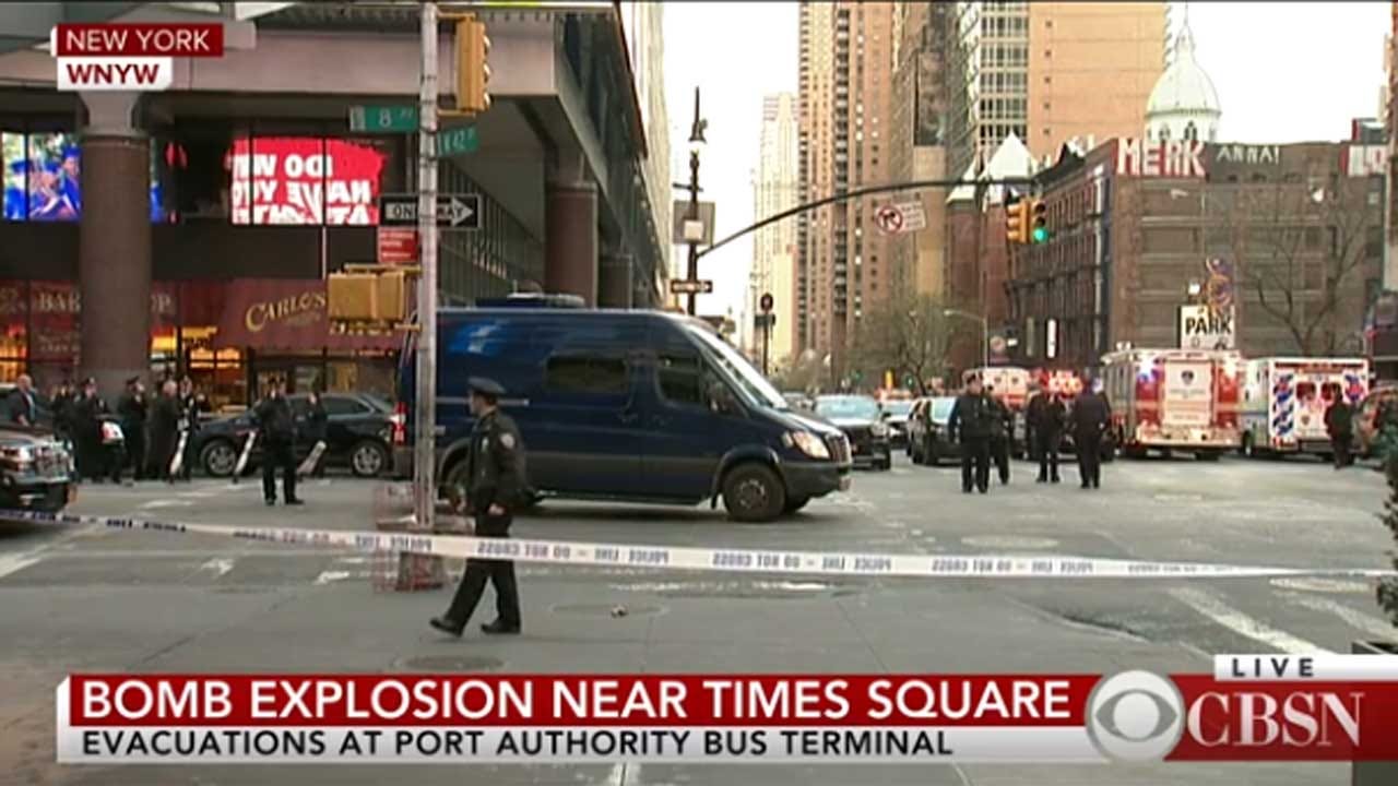 Explosion Rocks Port Authority Bus Terminal In New York City