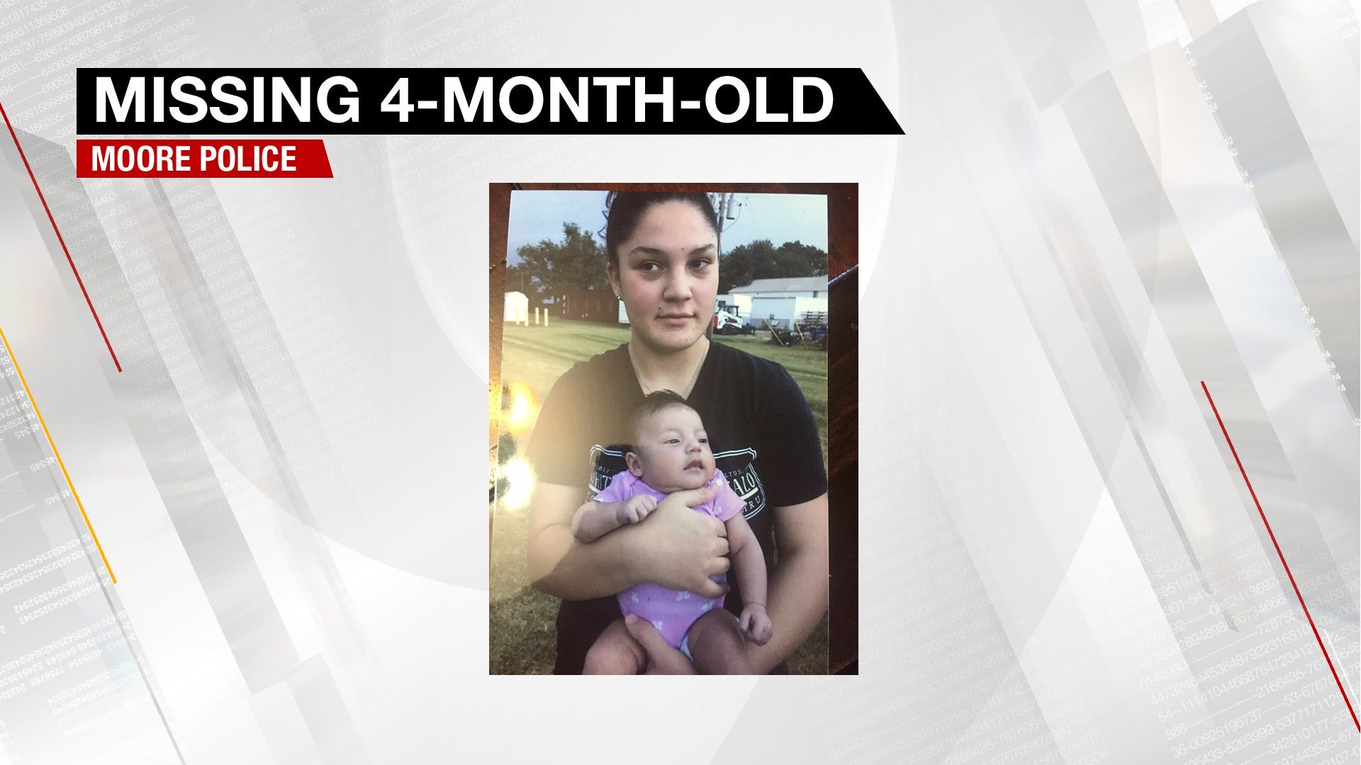 Missing 4-Month-Old Reported By Moore Police