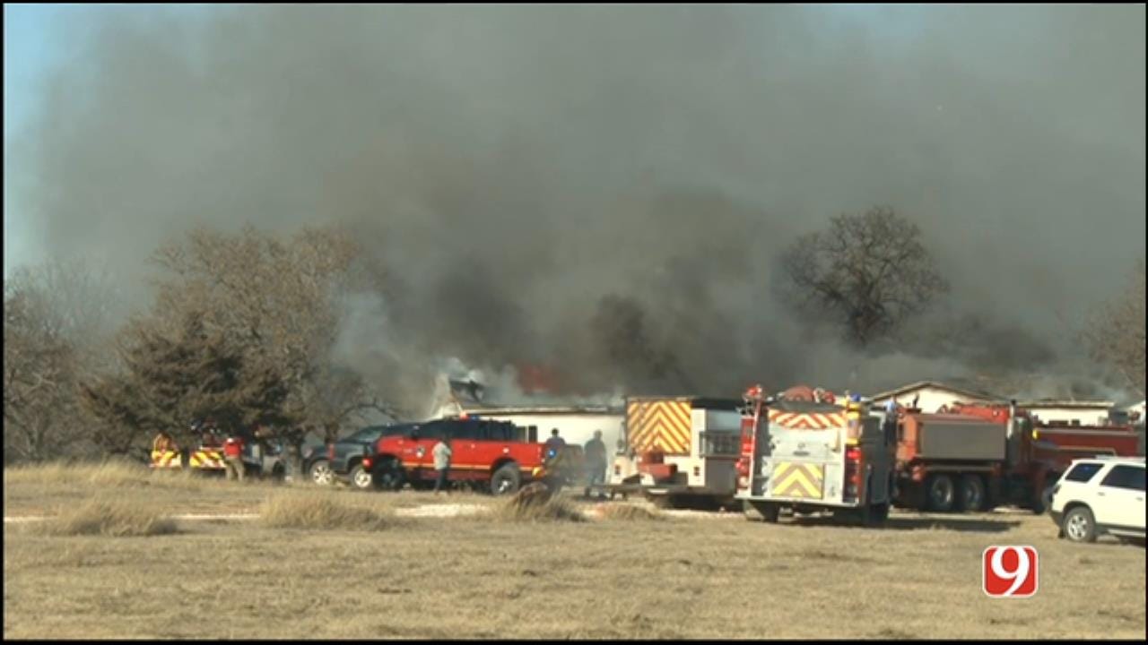 Fire Consumes Home In Rural Logan County