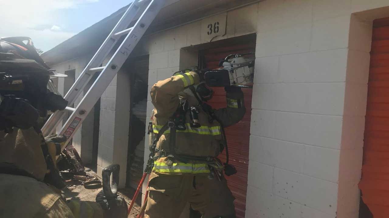 Oklahoma City Fire Responds To Storage Unit Fire In SW OKC