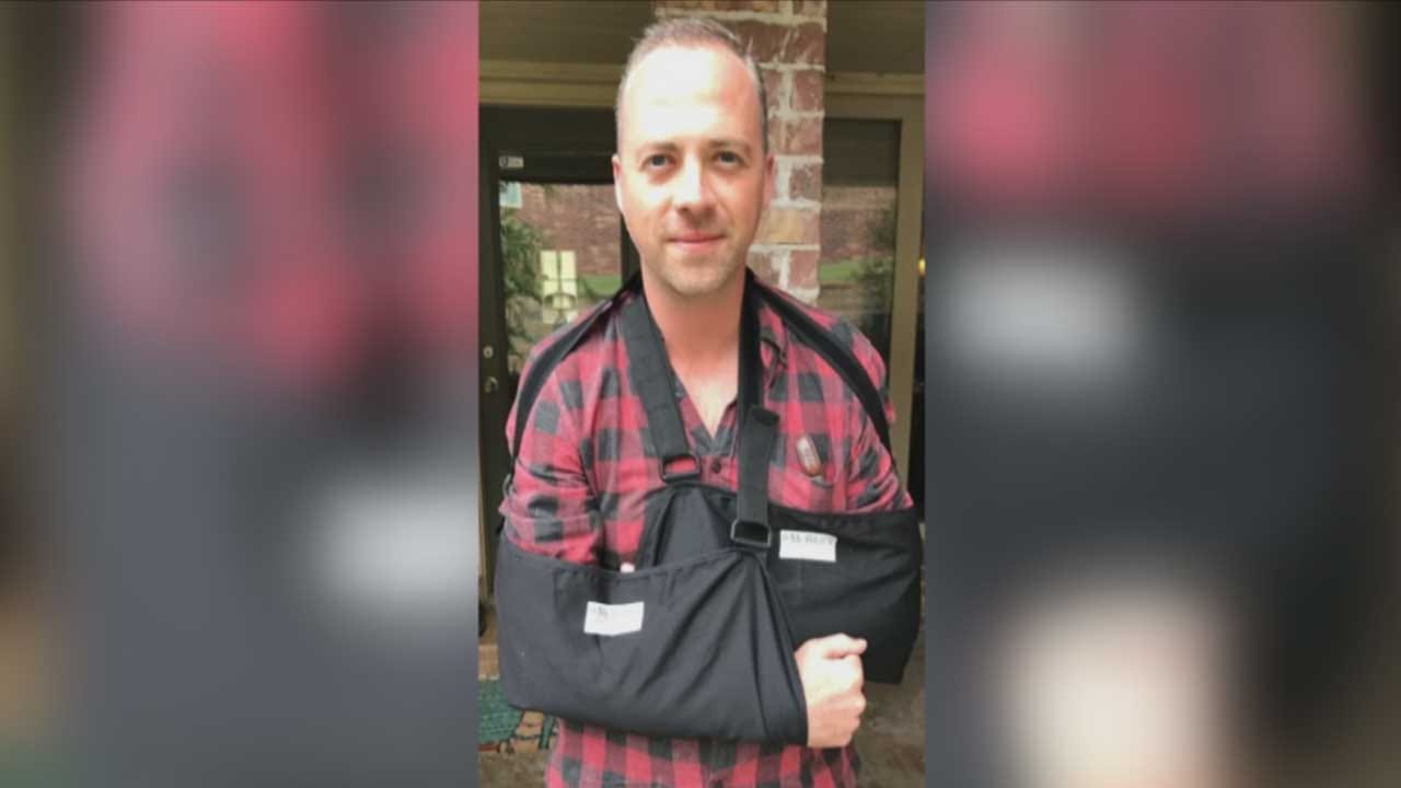 OKC Man Breaks Both Arms In Scooter Accident
