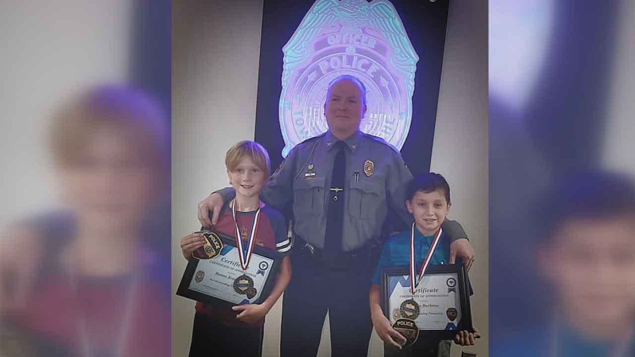 2 Okarche Boys Honored For Keeping Toddler Safe