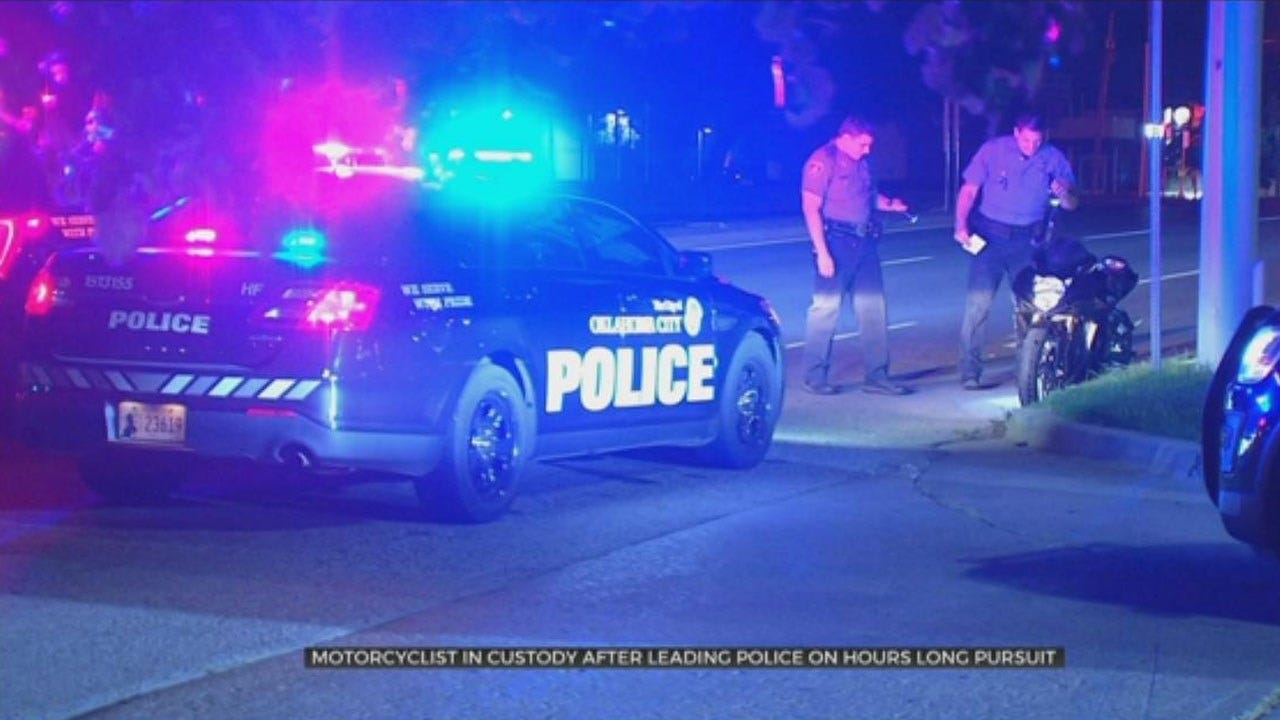 1 Arrested Following High Speed Pursuit On Stolen Motorcycle In Nw Okc