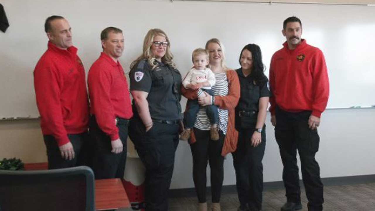 Family Meets With First Responders Who Saved 28-Day-Old Baby