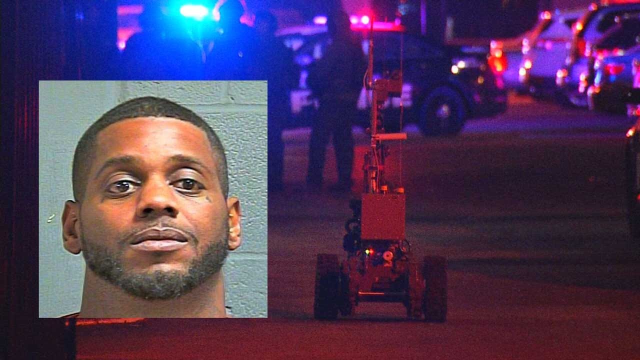 OCPD Tactical Team Use Robot To End Standoff With Assault Suspect In NW OKC