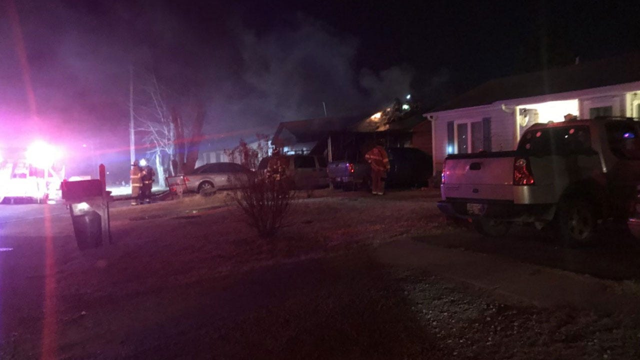 Firefighters Battle Two House Fires In MWC