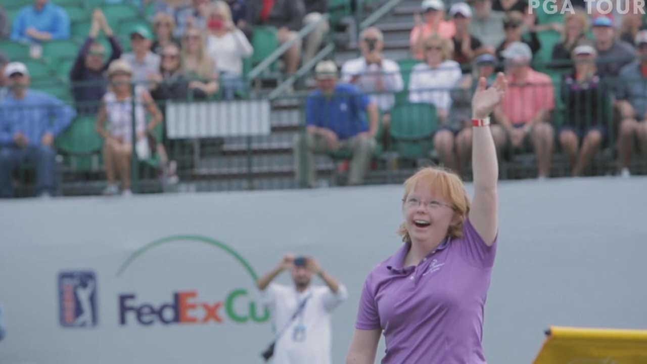 College Athlete With Down Syndrome Wows Pro Golfers
