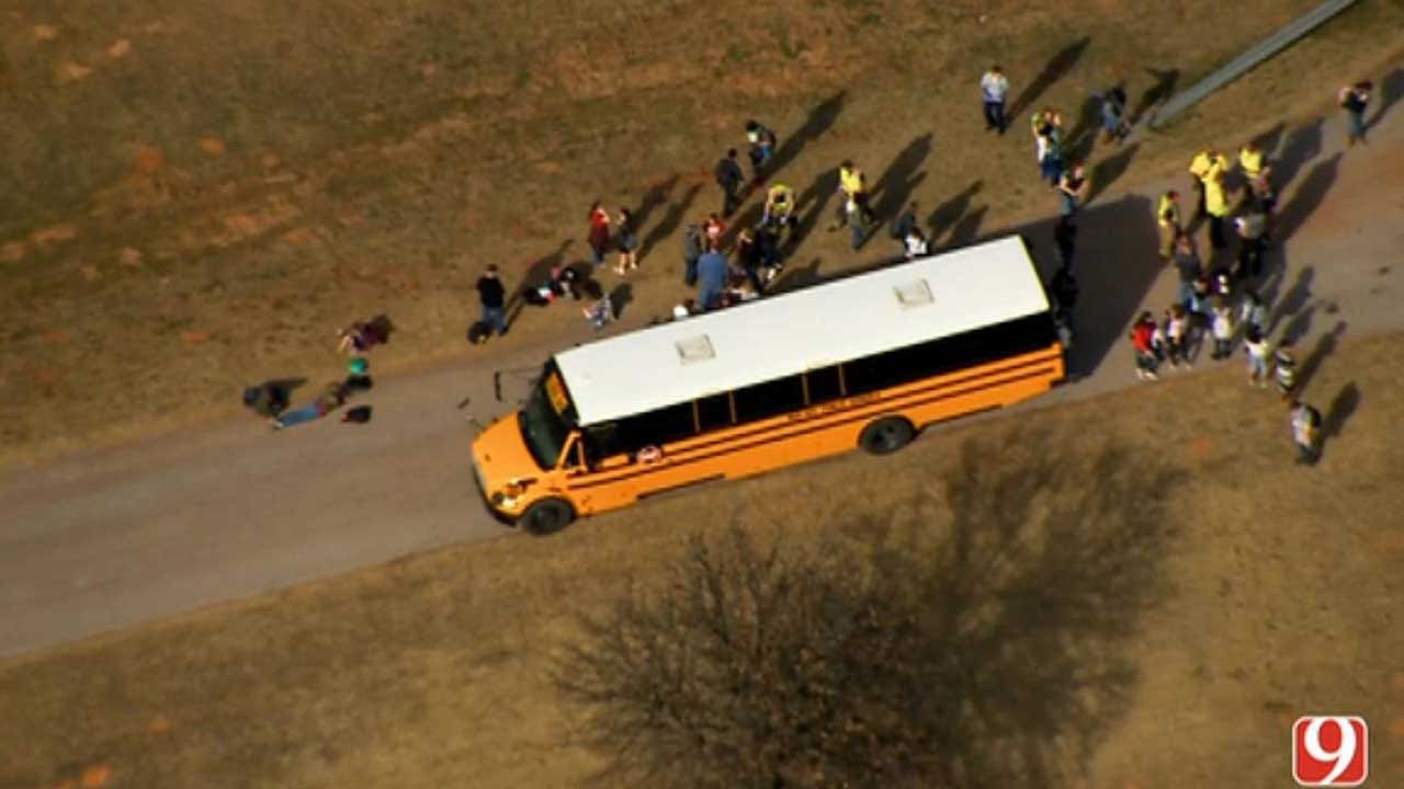 Minor Injuries Reported Following Crash Involving Mid-Del School Bus Minor Injuries Reported Following Crash Involving Mid-Del School Bus