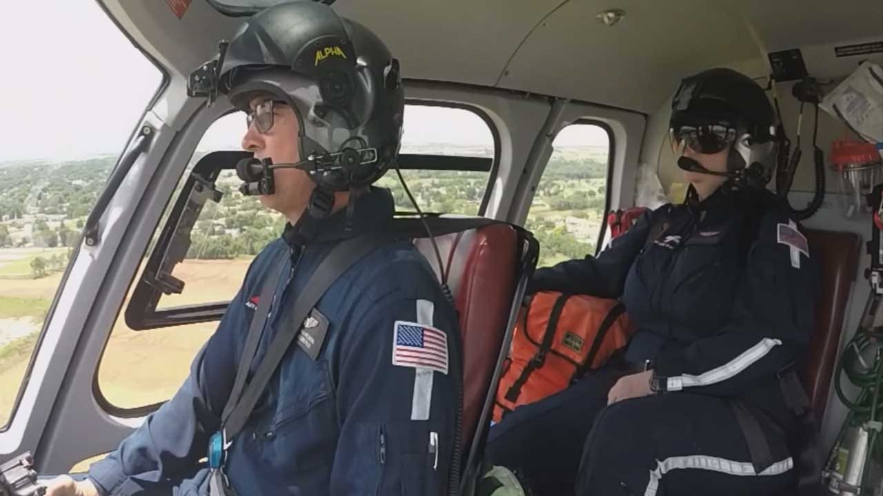 Air, Ground First Responders Work Together In Rural Oklahoma