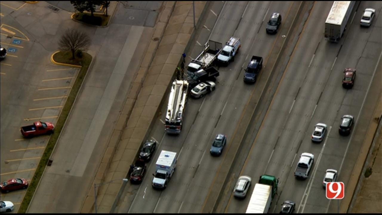 Multiple-Vehicle Crash Reported On I-44 In NW OKC Multiple-Vehicle Crash Reported On I-44 In NW OKC
