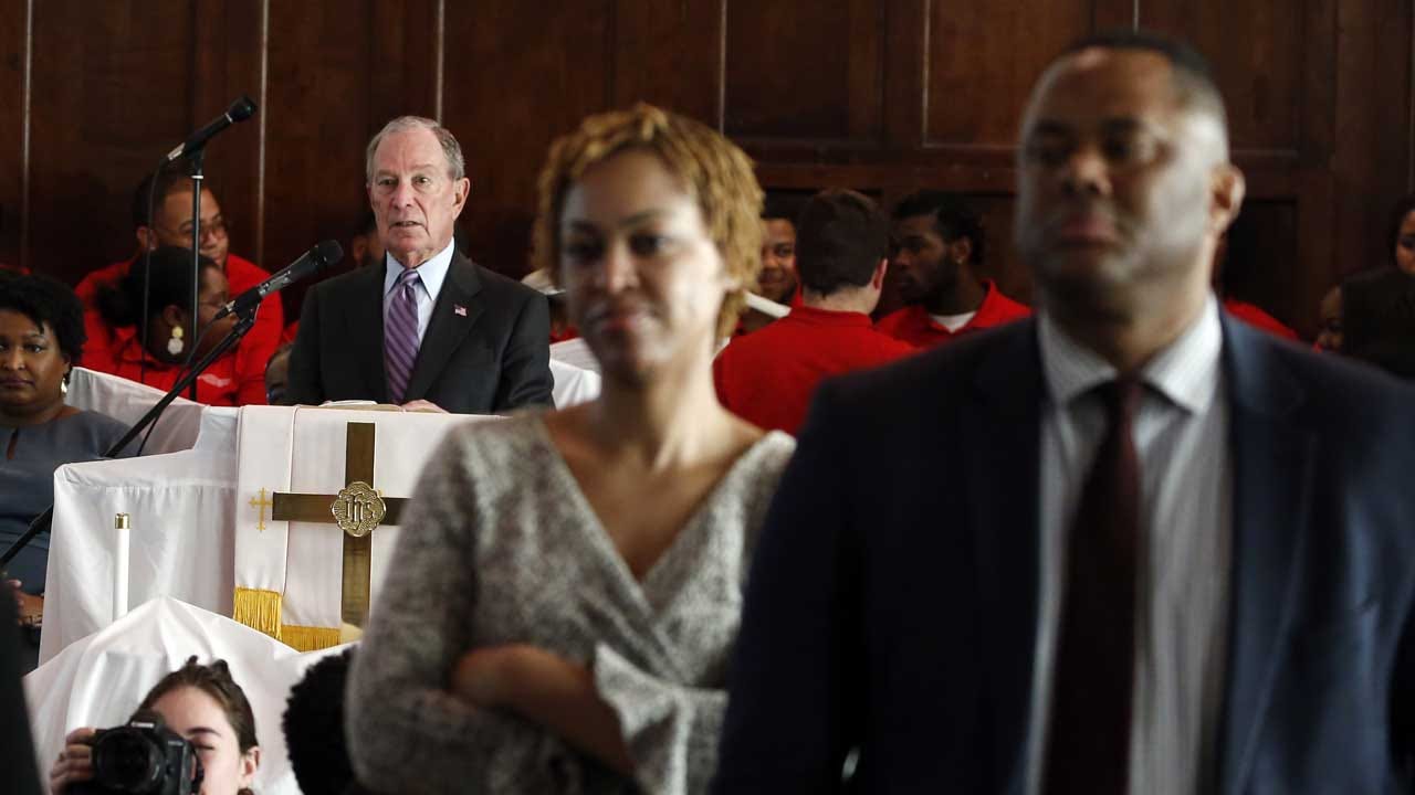Churchgoers In Selma Turn Their Backs On Bloomberg During Service