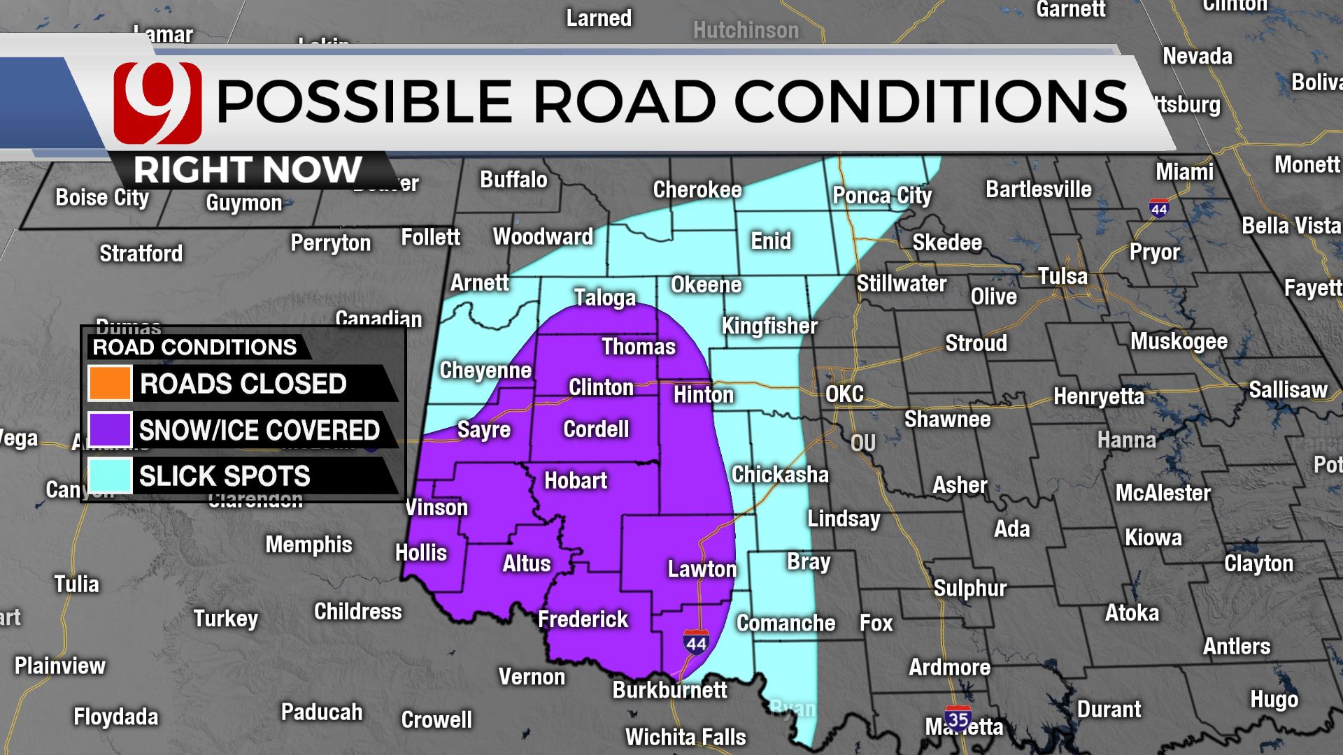 Winter Weather Causes Potential Hazardous Morning Road Conditions