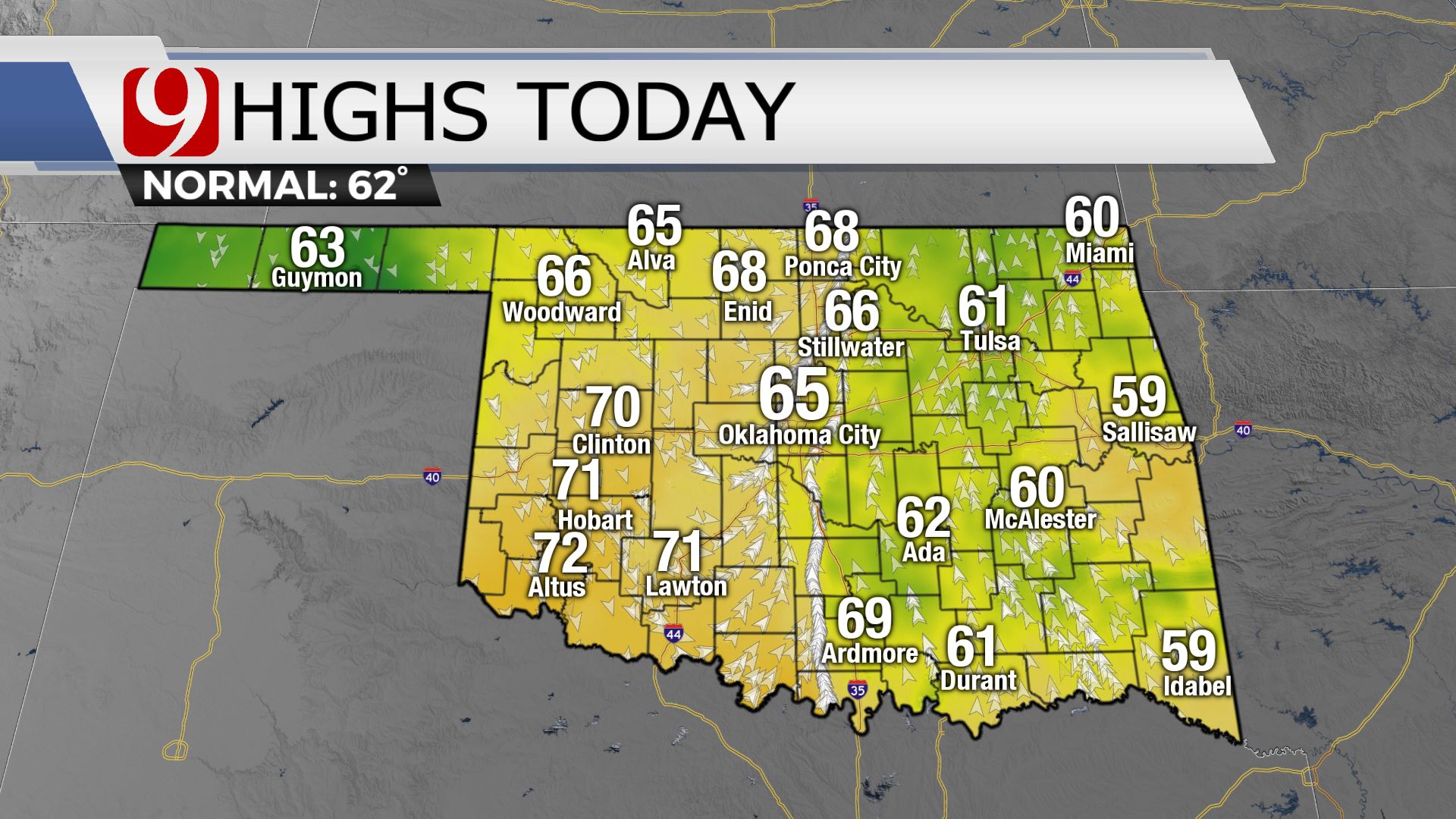 Windy Weather Continues To Start Week